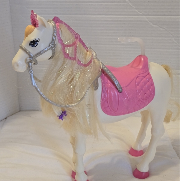 Barbie | Toys | Barbie Shimmer Horse 29 Mattel Lights Up Changes Colors ...